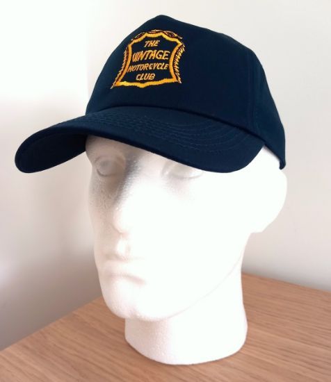 The Vintage Motor Cycle Club. Cap with Logo